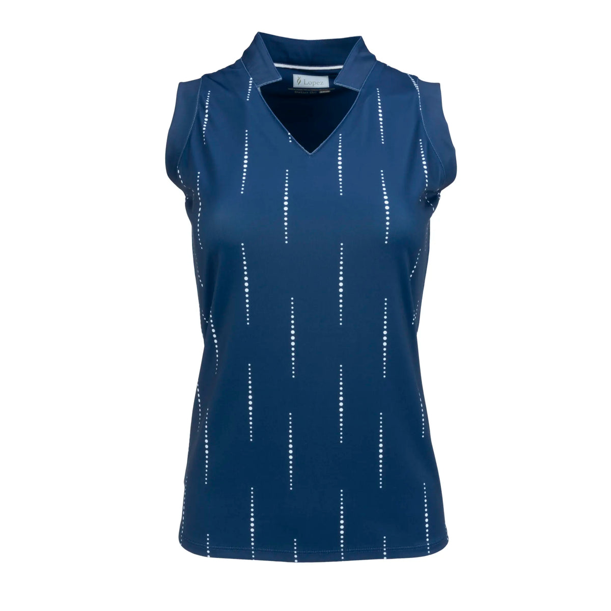 Nancy Lopez Golf Sonic Sleeveless Polo Plus